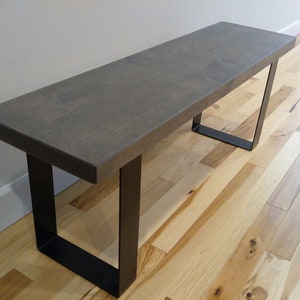 Custom Bench or Table Legs. U-shape Legs (*PAIR*), Farmhouse Entryway ...