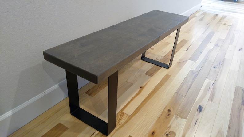 Heavy Duty U Table Legs (pair): Black Metal, Industrial Bench Legs - Etsy