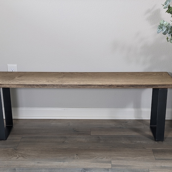 Custom Wood Bench - Etsy