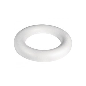 Polystyrene Styrofoam Half Backed Ring for Christmas Wreath, Wedding ...