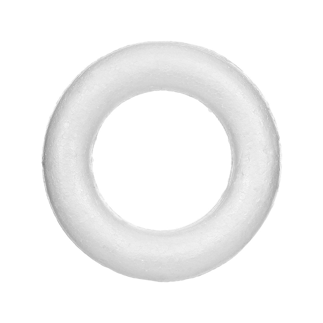 50CM Big Round Polystyrene Half Backed Foam Rings for Seasonal, Easter ...