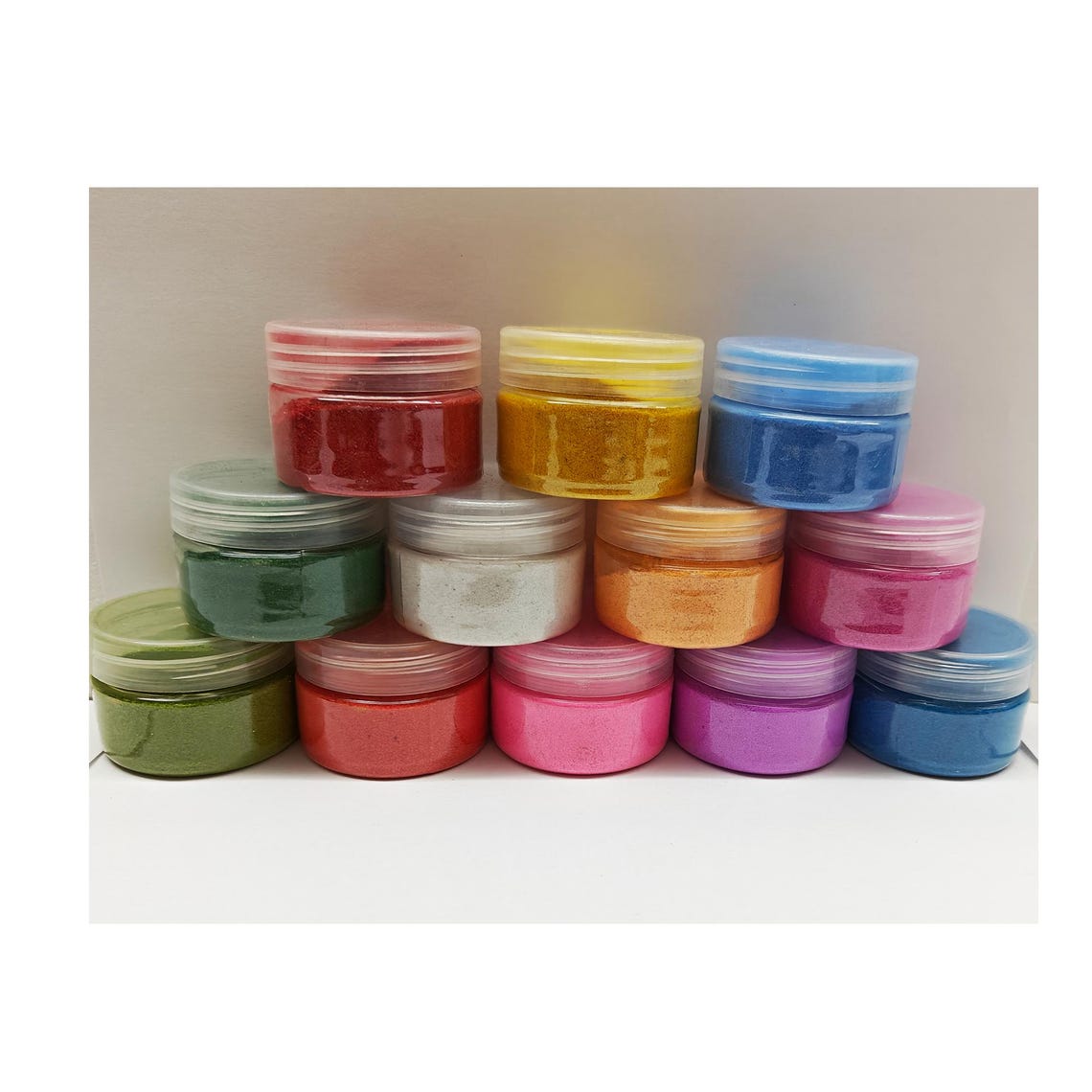 12 X Rangoli Colours Powder Pack Assorted Diwali Indian Rangoli Art ...