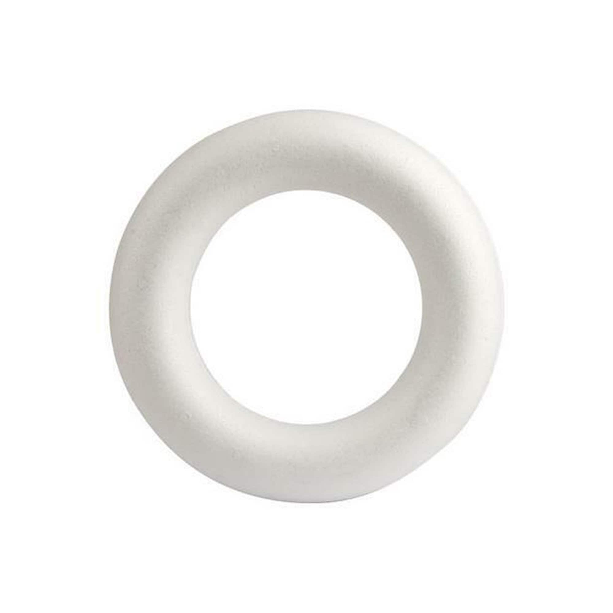 Polystyrene Styrofoam Half Backed Ring for Christmas Wreath, Wedding ...
