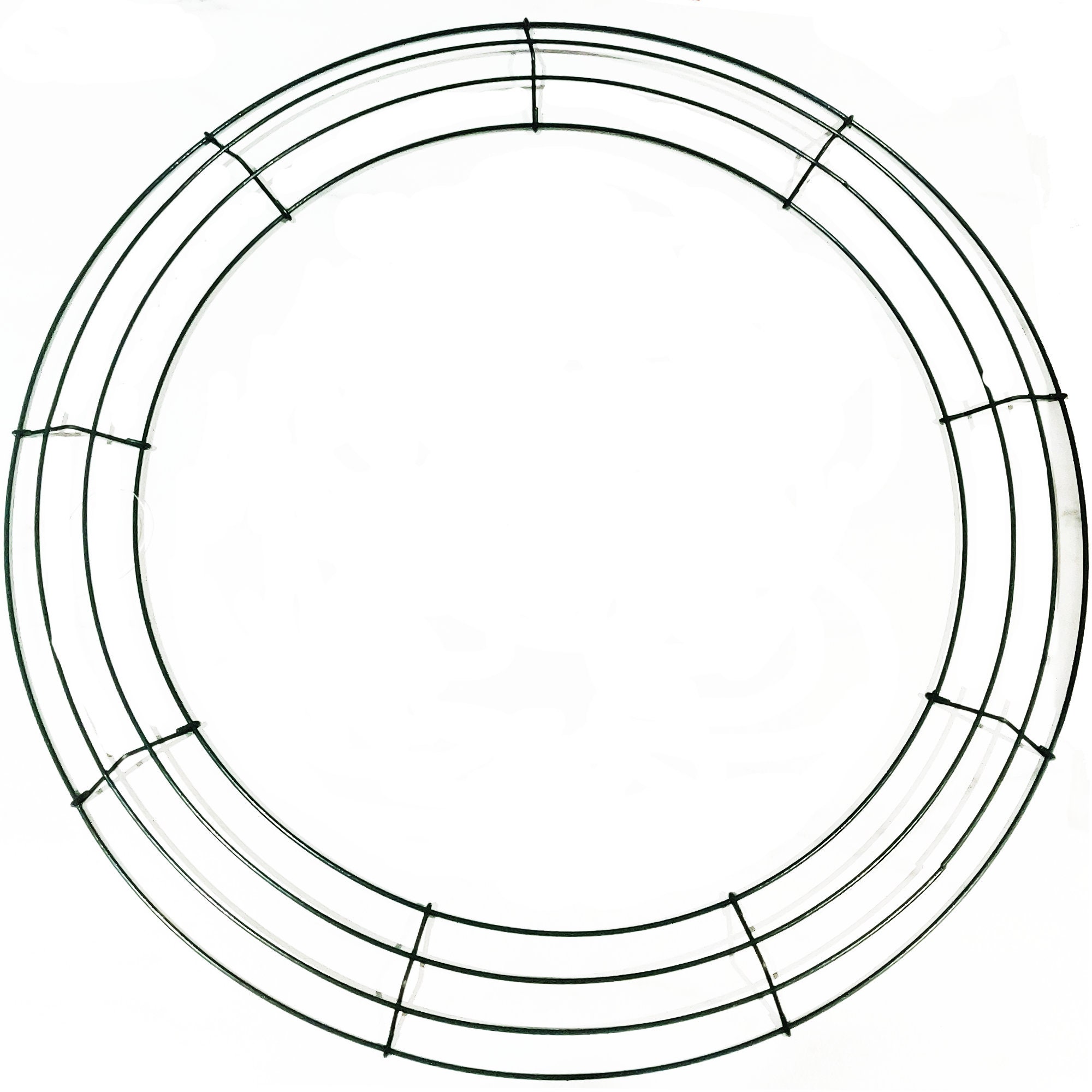 18 Inch Raised Green Wire Wreath Frame for Christmas Wedding - Etsy UK