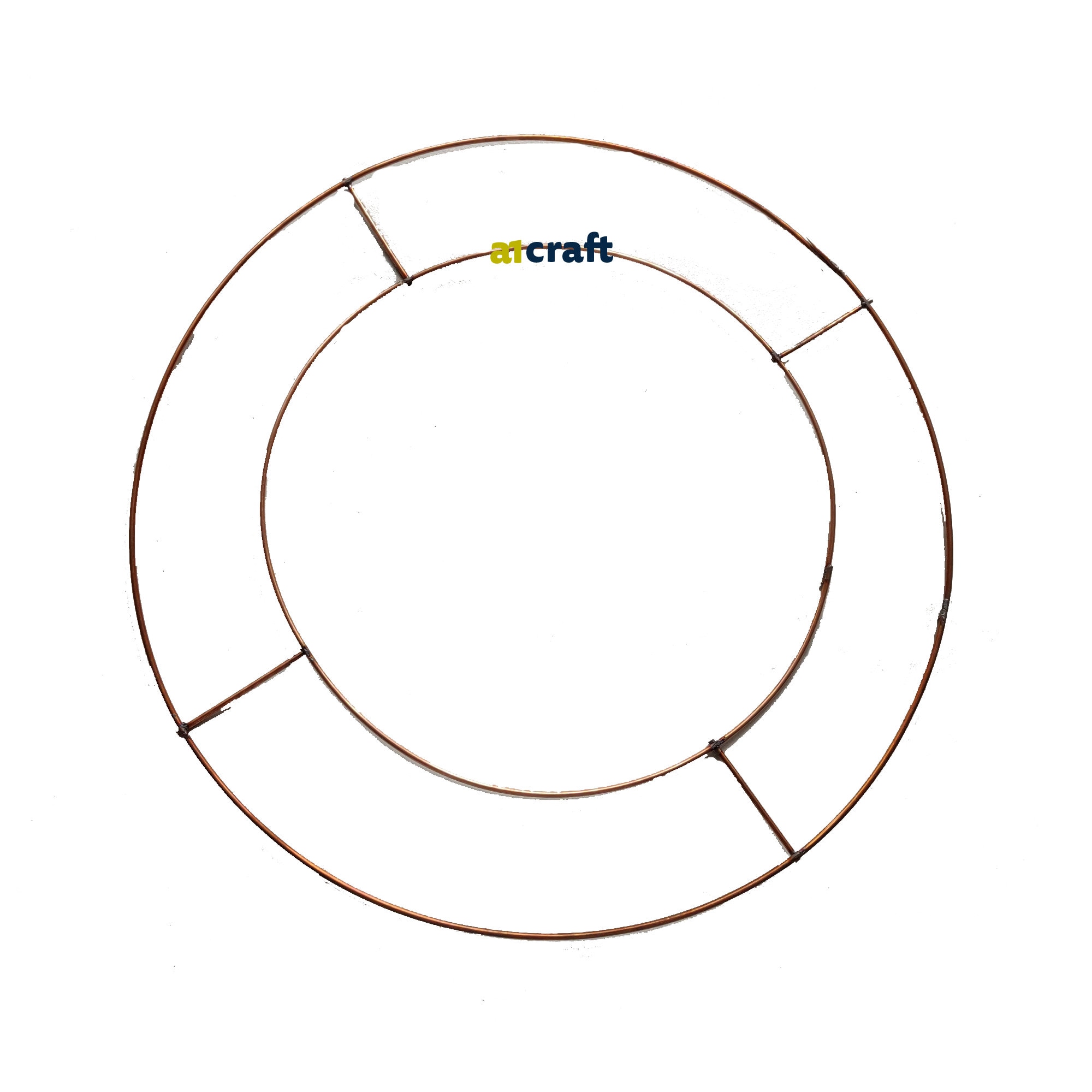 Flat Wire Wreath Making Ring Frame Holly Christmas Craft Moss - Etsy UK