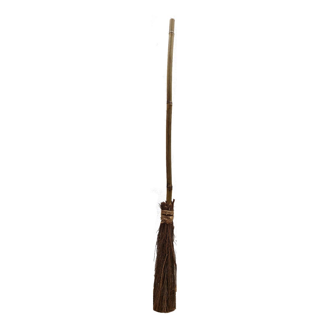 90cm Witch Broom Stick Decoration for Halloween, Party and Fancy Dress ...