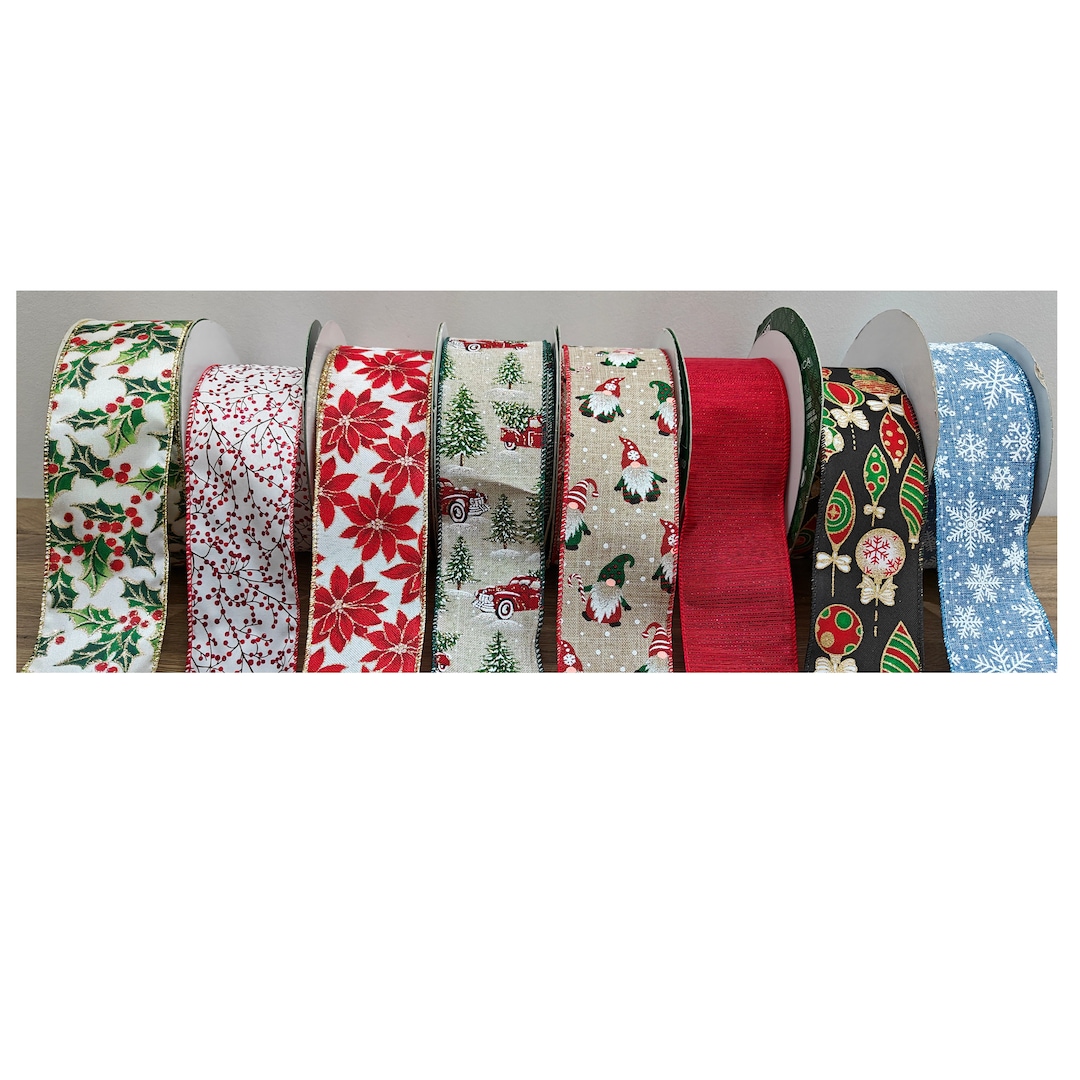 Kirkland Signature Wire Edged Ribbon for Christmas ,wreath ,wedding and ...