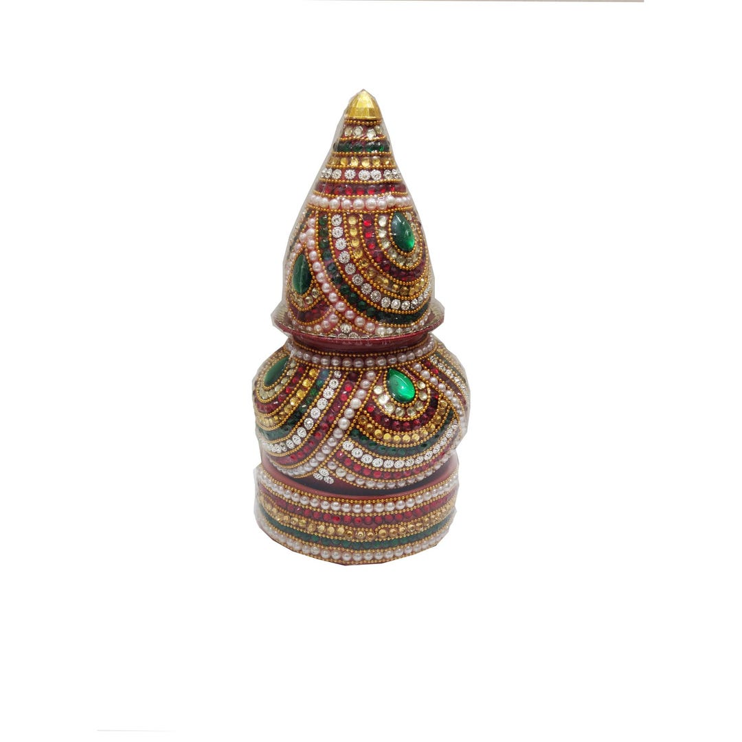 Indian Wedding Hindu Pooja Kalash Loti Nariyal Var Bediyu Varad ...