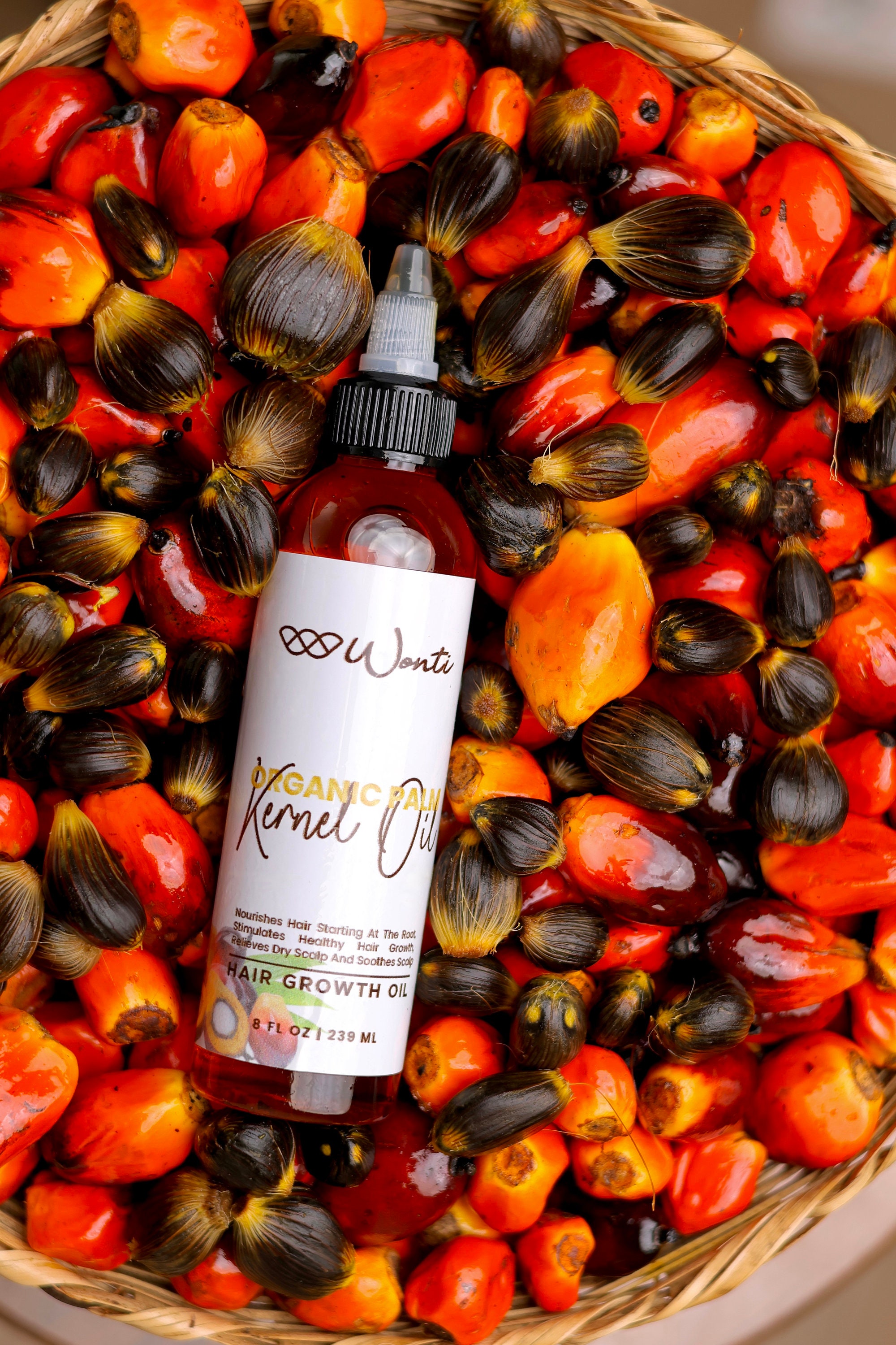 100% Pure Palm Kernel Oil - Cold-pressed, Natural Hair & Skin ...