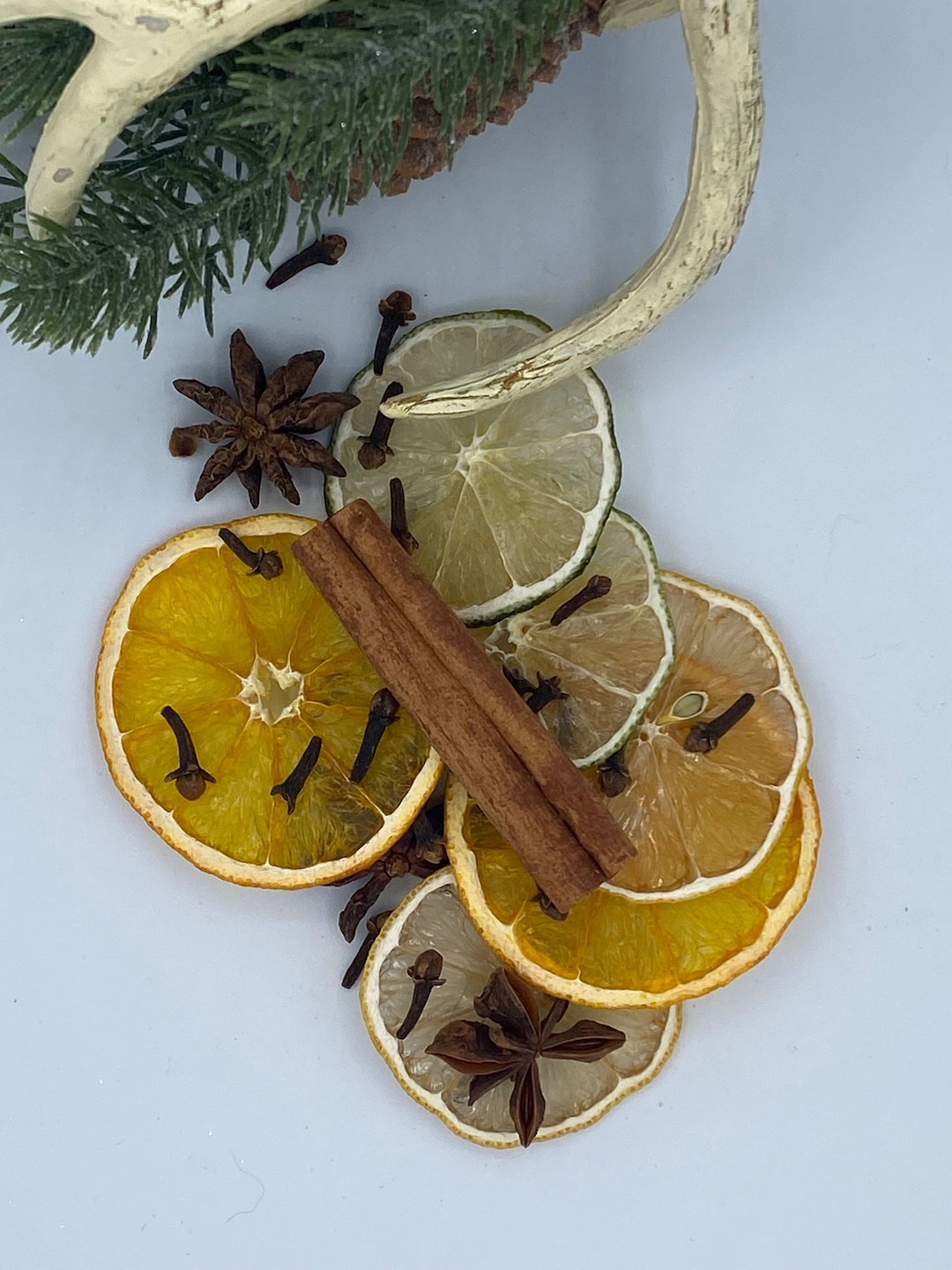 Yule Simmer Pot Kit - Christmas Potpourri Kit - Citrus Spice Simmering ...