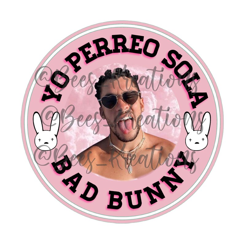 Bad bunny Día de San Valentín PNG - Etsy España