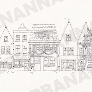 The Urban Street Collection: Set of 5 Downloadable Coloring Sheets of ...