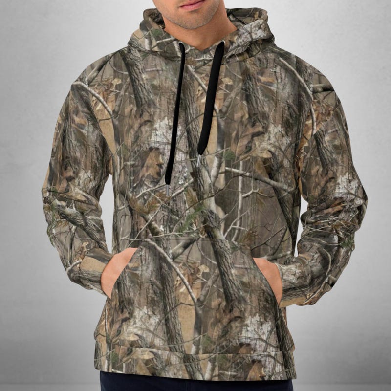 Real Tree Camouflage Hoodie - Etsy UK