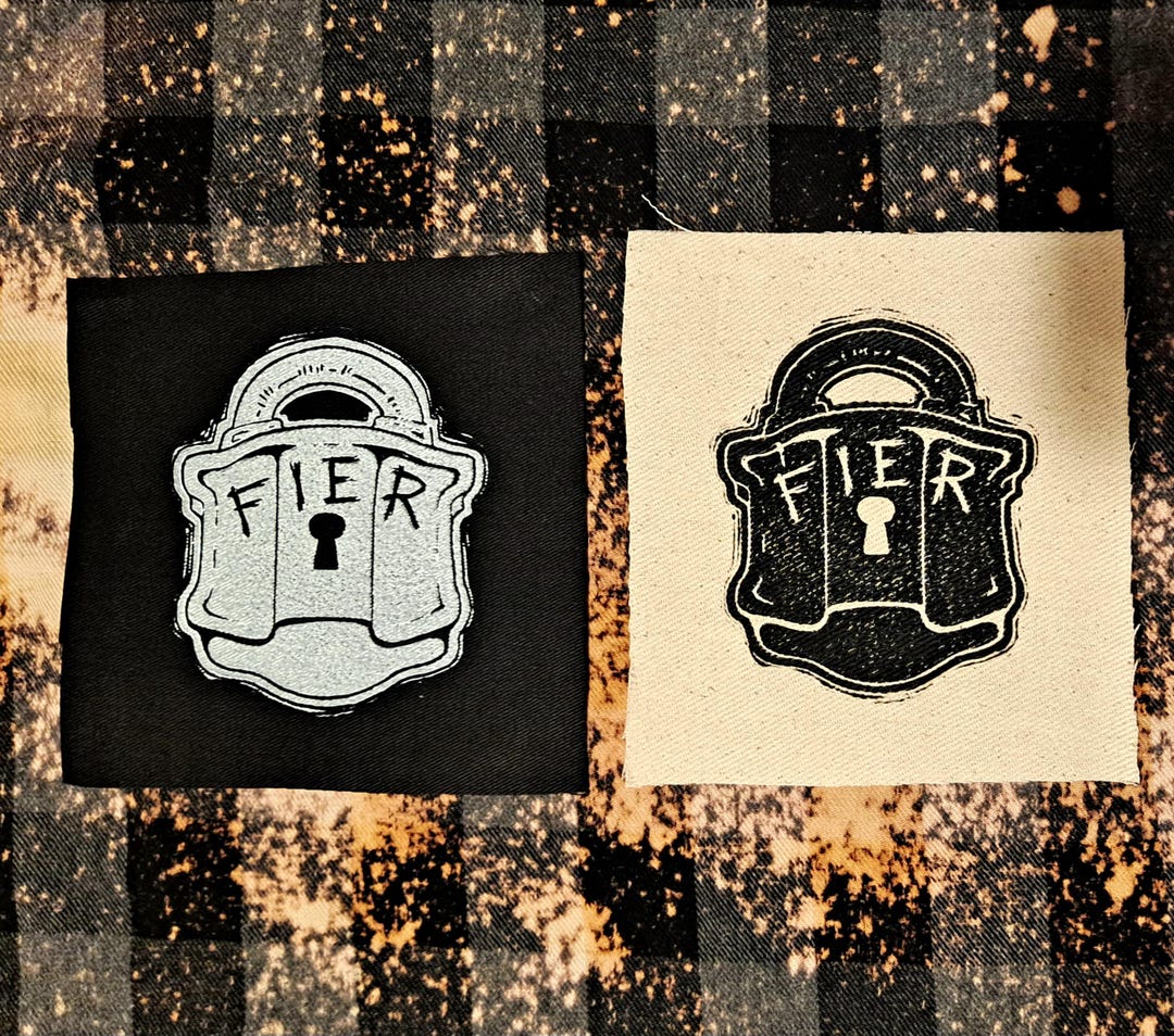 Fear Street Sarah Fier Padlock Print Patch - Etsy