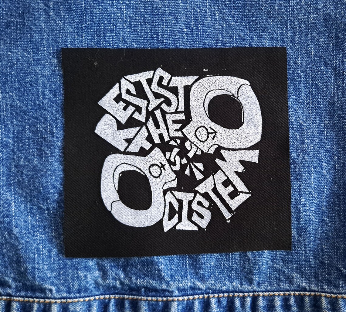Resist the Cis-tem Trans Punk Print Patch - Etsy
