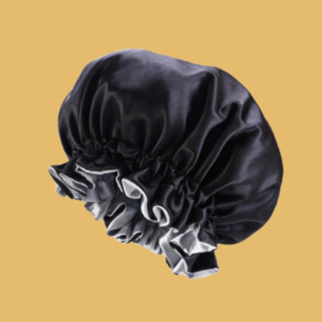 Fully Reversible Double Layer Silk Hair Bonnet With Adjustable String ...