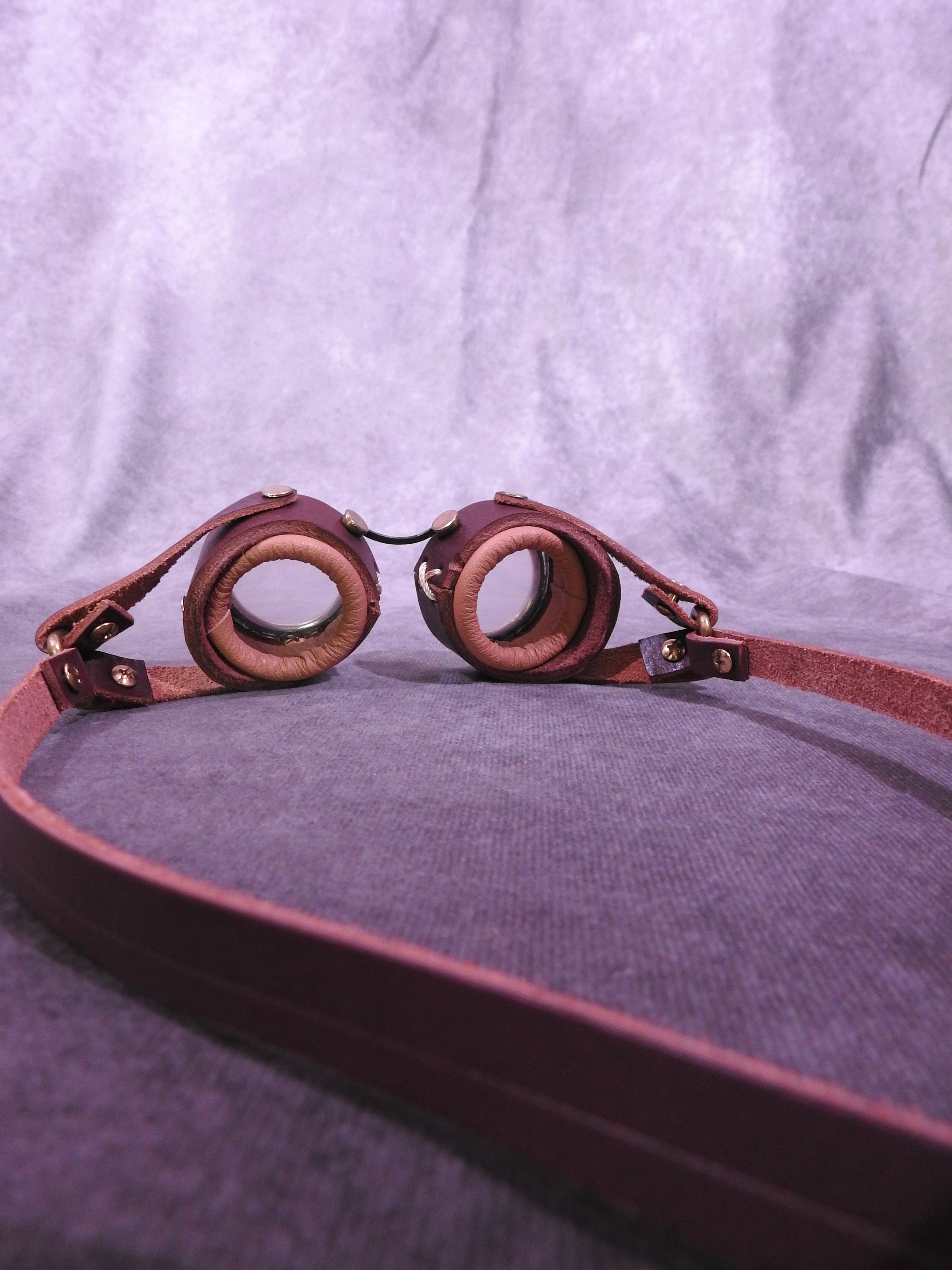 Leather Steampunk Goggles - Etsy