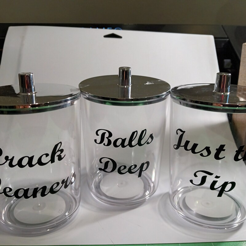 Funny Bathroom Jars - Etsy