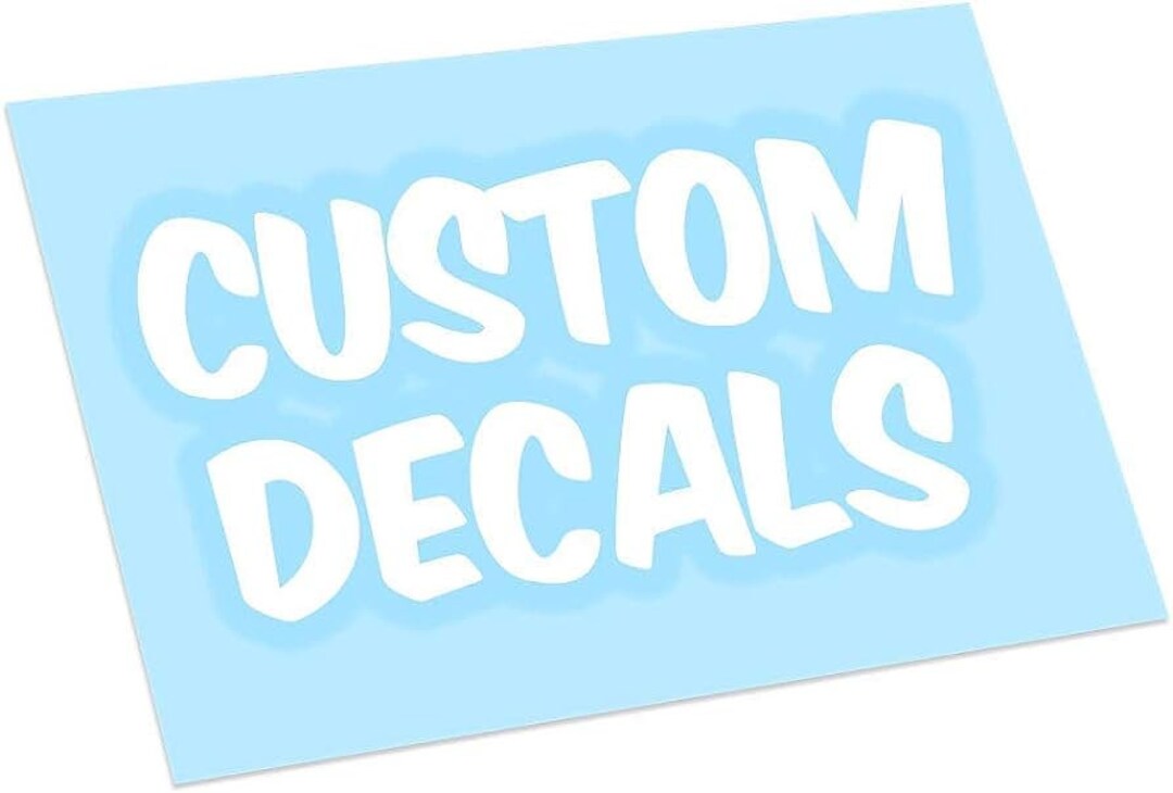 Custom Decal - Etsy