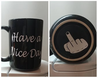 Middle Finger Mug | Etsy