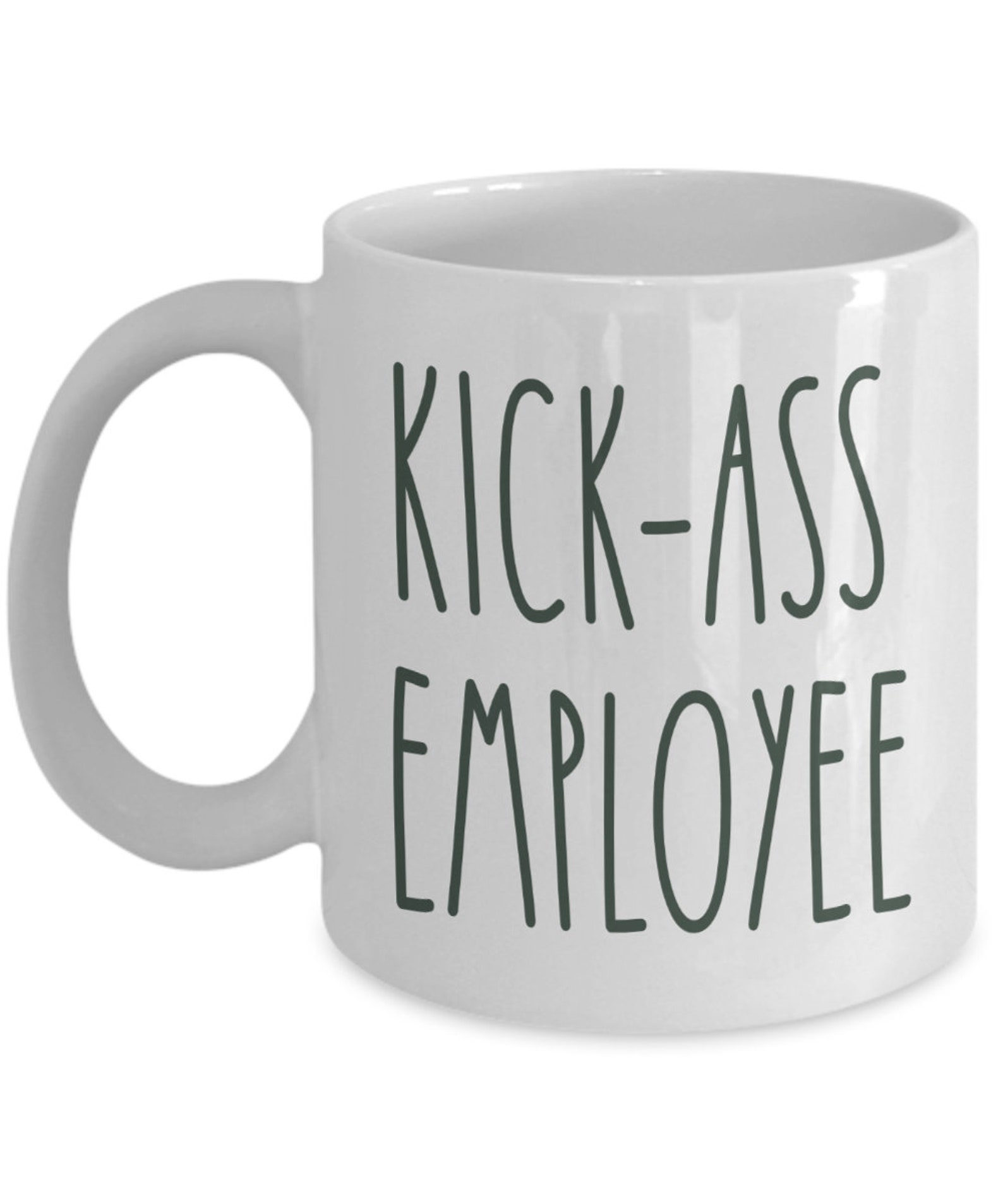 Funny Kick Ass Employee Mug Coffee Cup Award Profession - Etsy