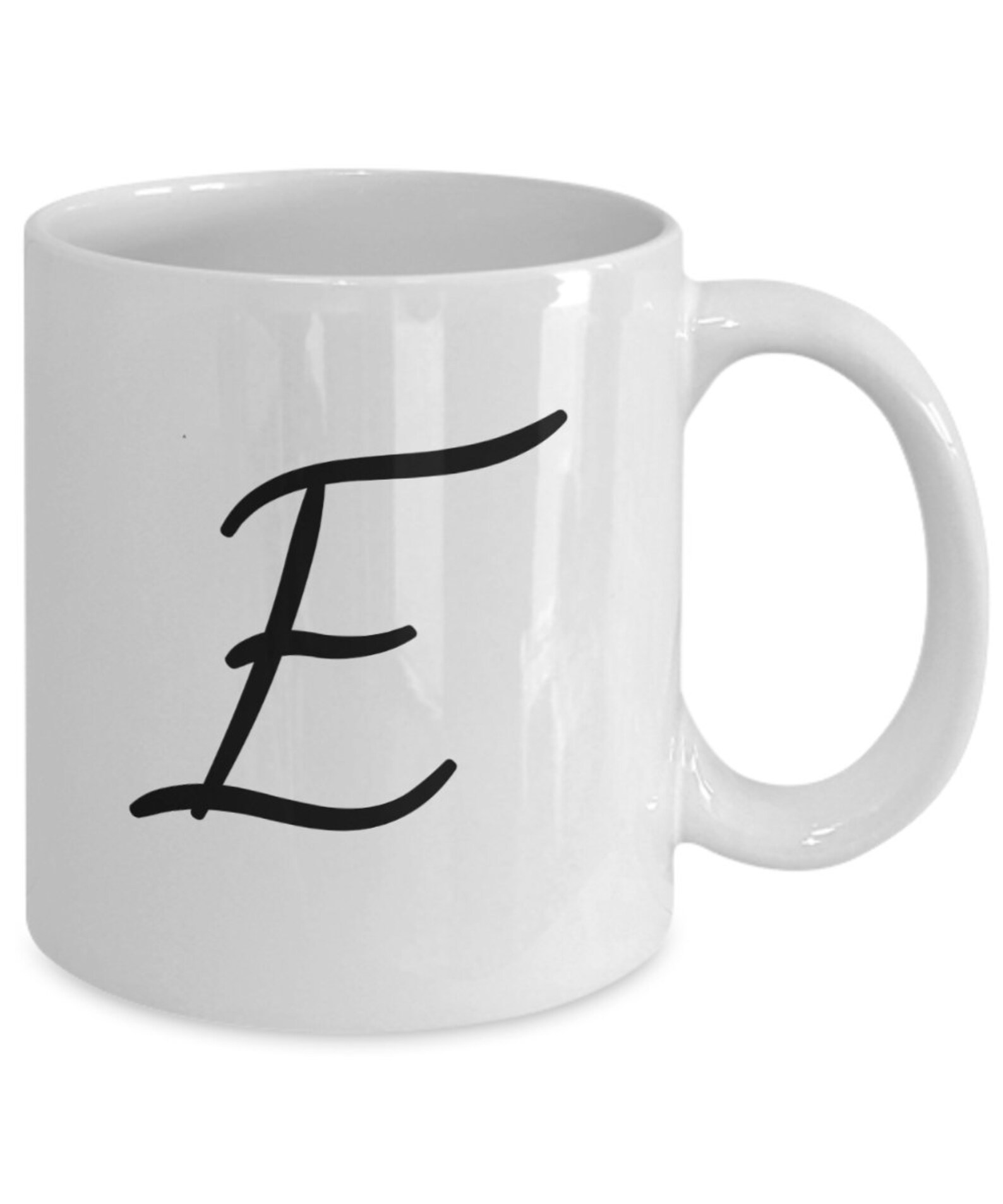 Alphabet Initial E Mug Coffee Cup Novelty Keepsake - Etsy