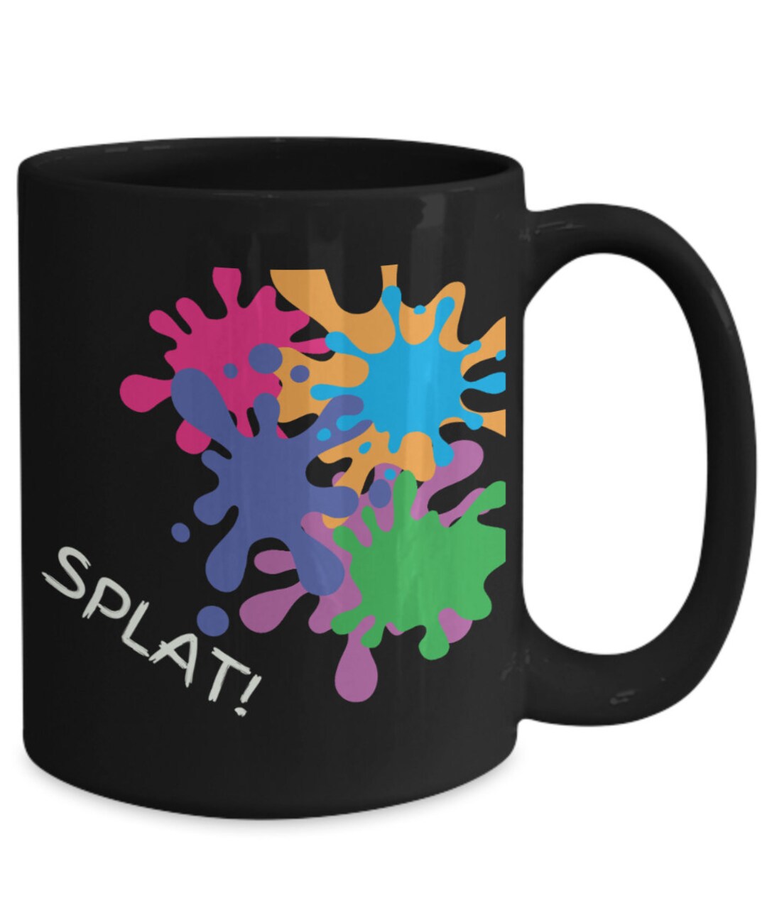 Splat! Art Designed Coffee Mug Cup, for Artists, Designers, Novelty - Etsy
