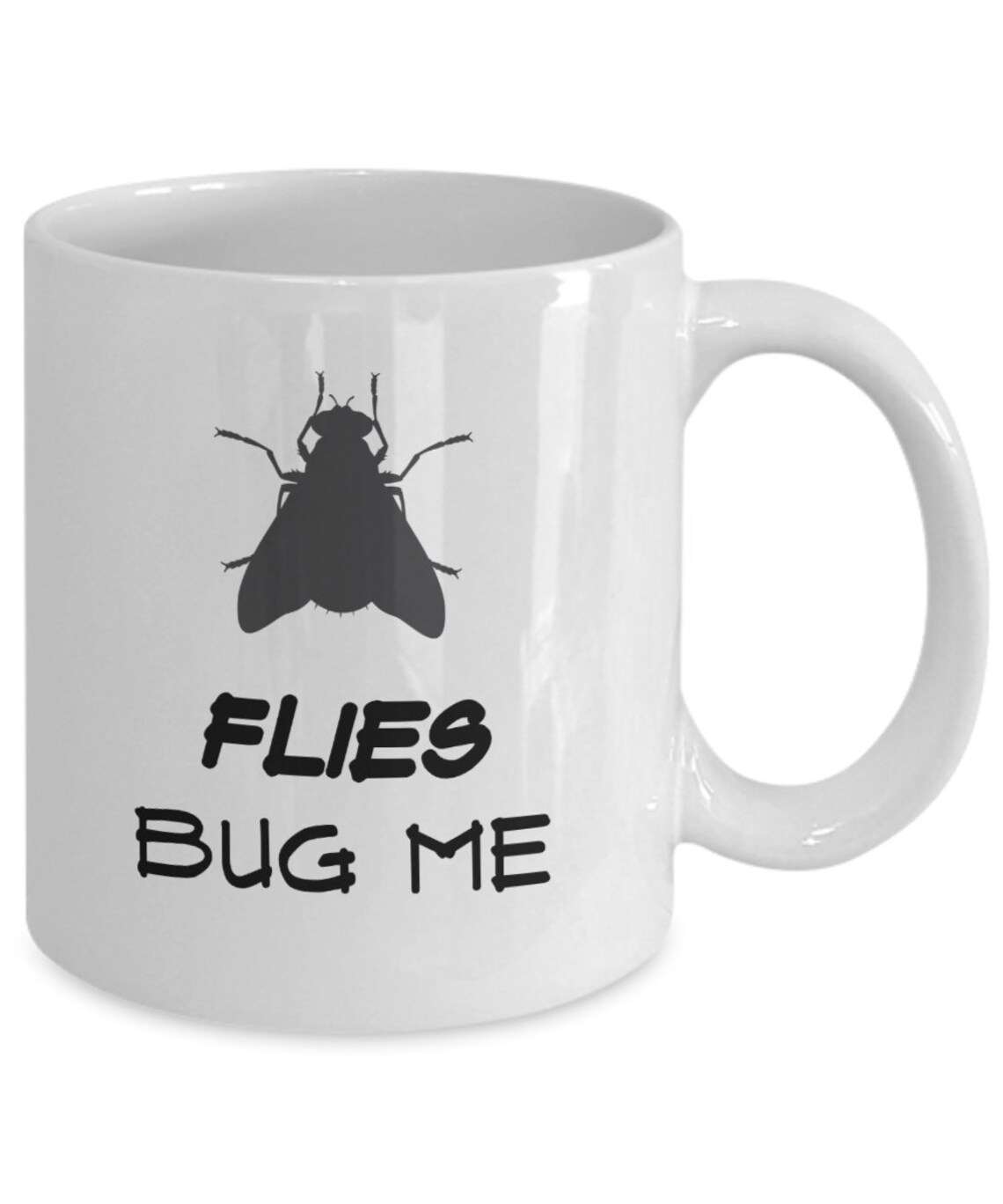 Flies Bug Me Funny Mug Coffee Cup Ewwfly Insects All - Etsy