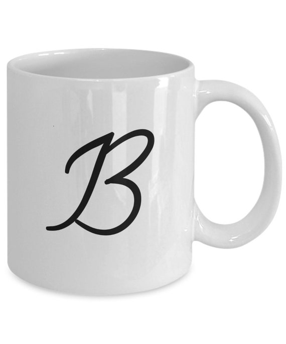 Alphabet Initial B Mug Coffee Cup Novelty Keepsake 11oz | Etsy