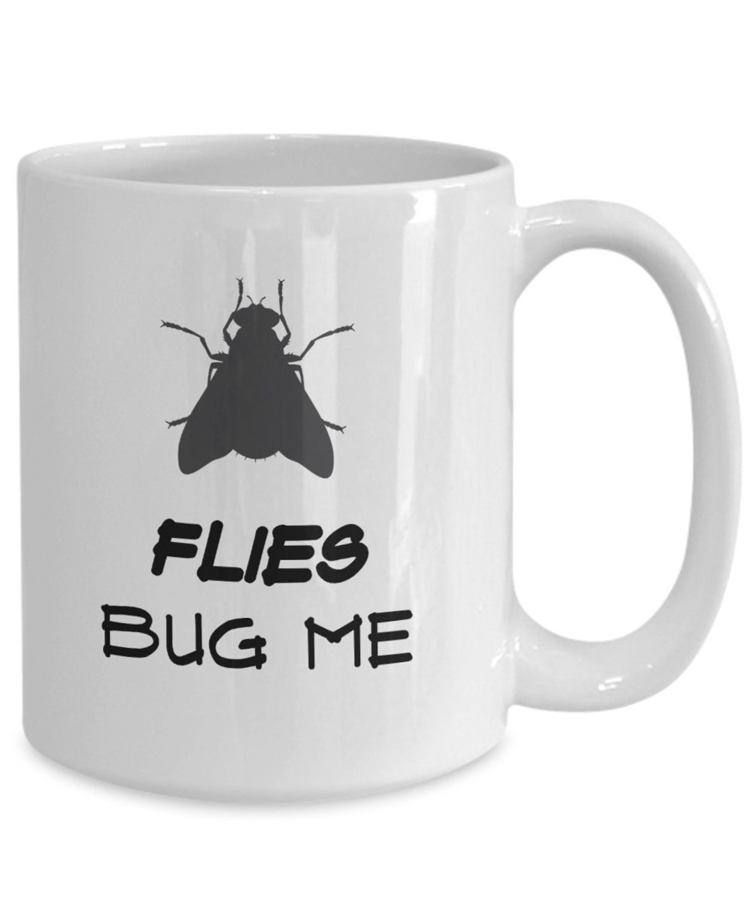 Flies Bug Me Funny Mug Taza de café Eww mosca insectos - Etsy España