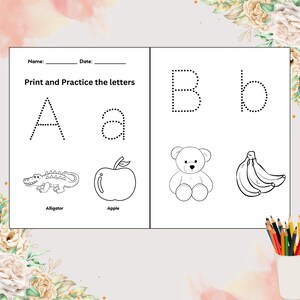 Kids Letter Tracing Coloring Pages | Homeschool Coloring Practice ...