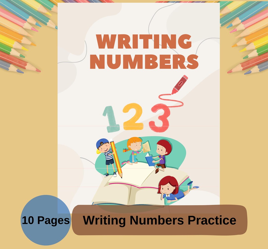 Kids Number Writing Practice Sheets| Kids Numbers Learning Worksheets | Homeschool Learning ...