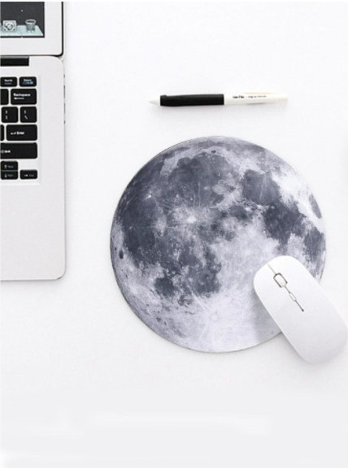 8 Full Moon Mouse Pad Moon Mousepad Computer Mouse | Etsy