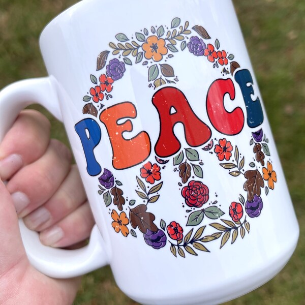 Pottery Peace Sign - Etsy