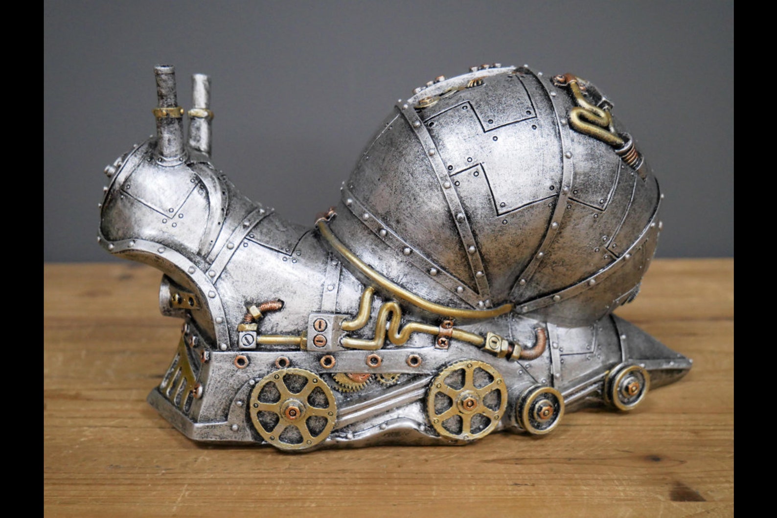 Steampunk Snail/ Snail Train Giant African Land Snail | Etsy