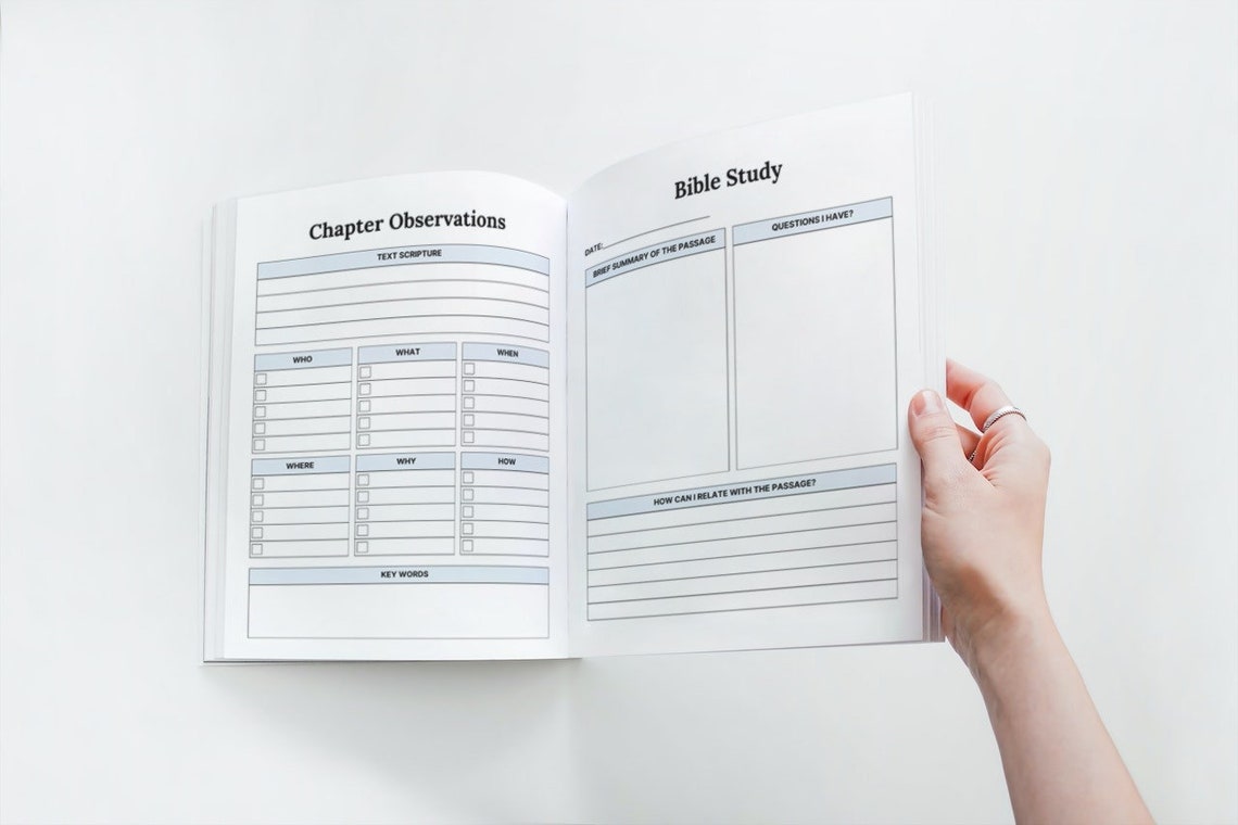 Printable Devotional Journal, Daily Devotional Journal, Digital Bible ...