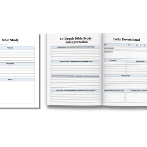 Printable Devotional Journal, Daily Devotional Journal, Digital Bible ...