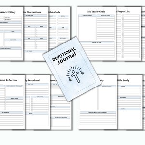 Printable Devotional Journal, Daily Devotional Journal, Digital Bible ...
