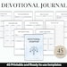 Printable Devotional Journal, Daily Devotional Journal, Digital Bible ...