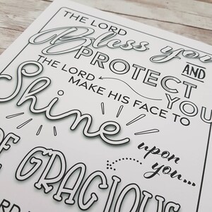 Digital Bible Verse Coloring Page, Christian Colouring Sheet, Instant ...