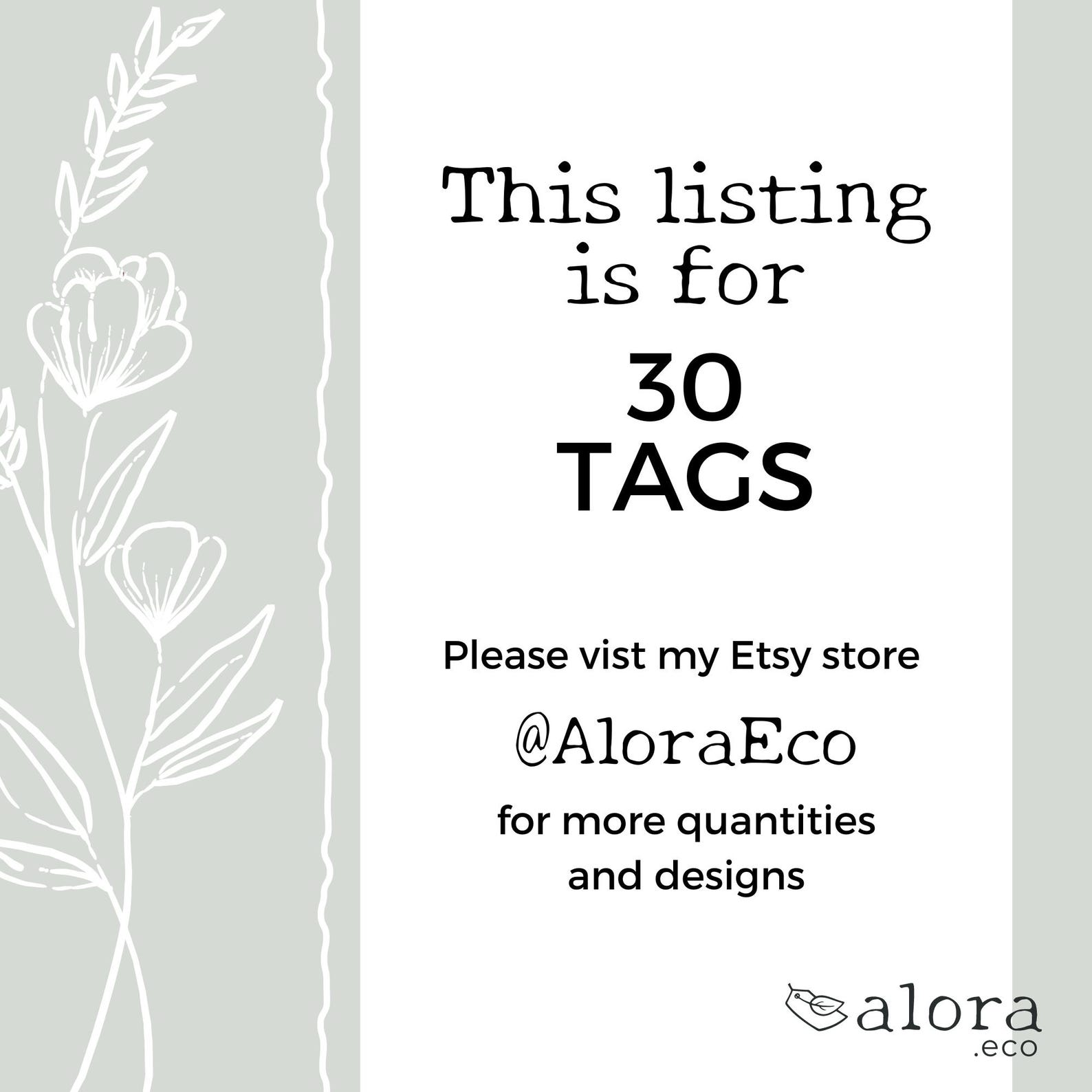 30 Hospitality Welcome Gift Tags, Printed for Your Mountain Holiday ...