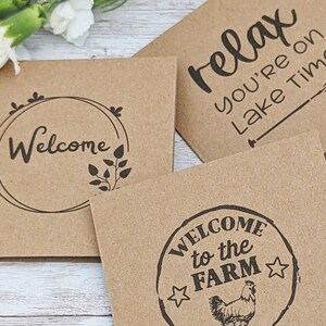 Hospitality Welcome Cards Printed for Your Holiday Home or - Etsy UK