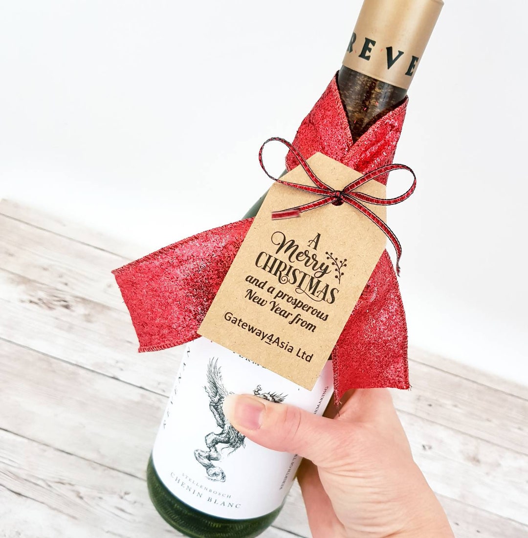 Christmas Gift Tags for Corporate Gifts, Add Your Business Company Name ...
