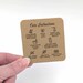 40 Printed Jewellery Care Cards, Square Kraft Card Instructions, Resin ...