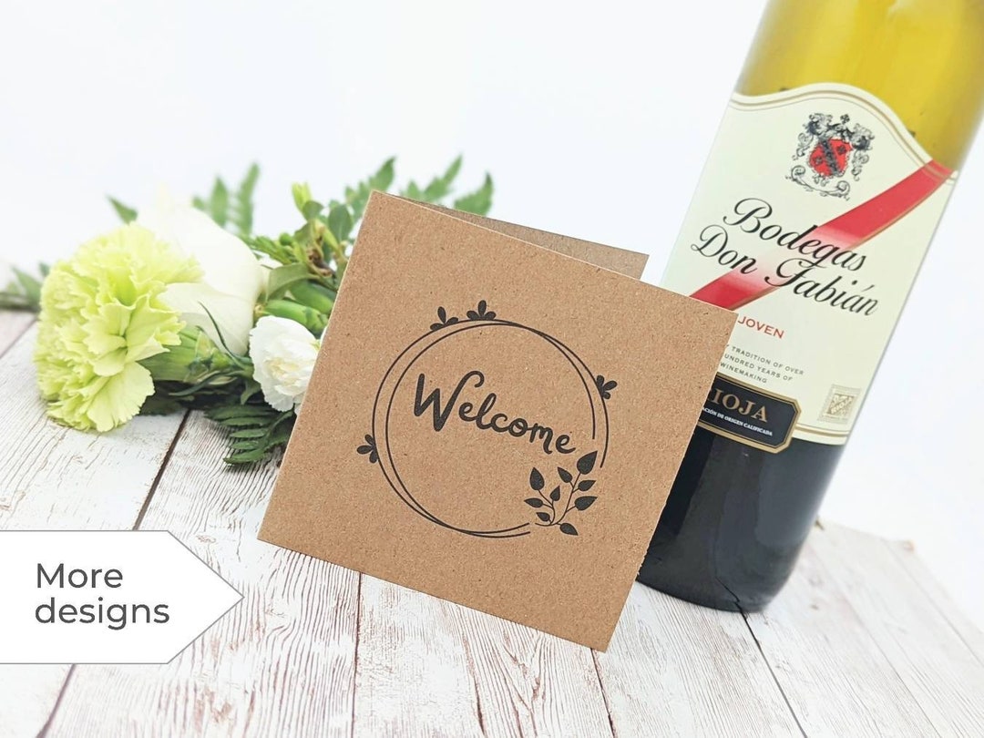 Hospitality Welcome Cards, Printed for Your Holiday Home or Guest House ...