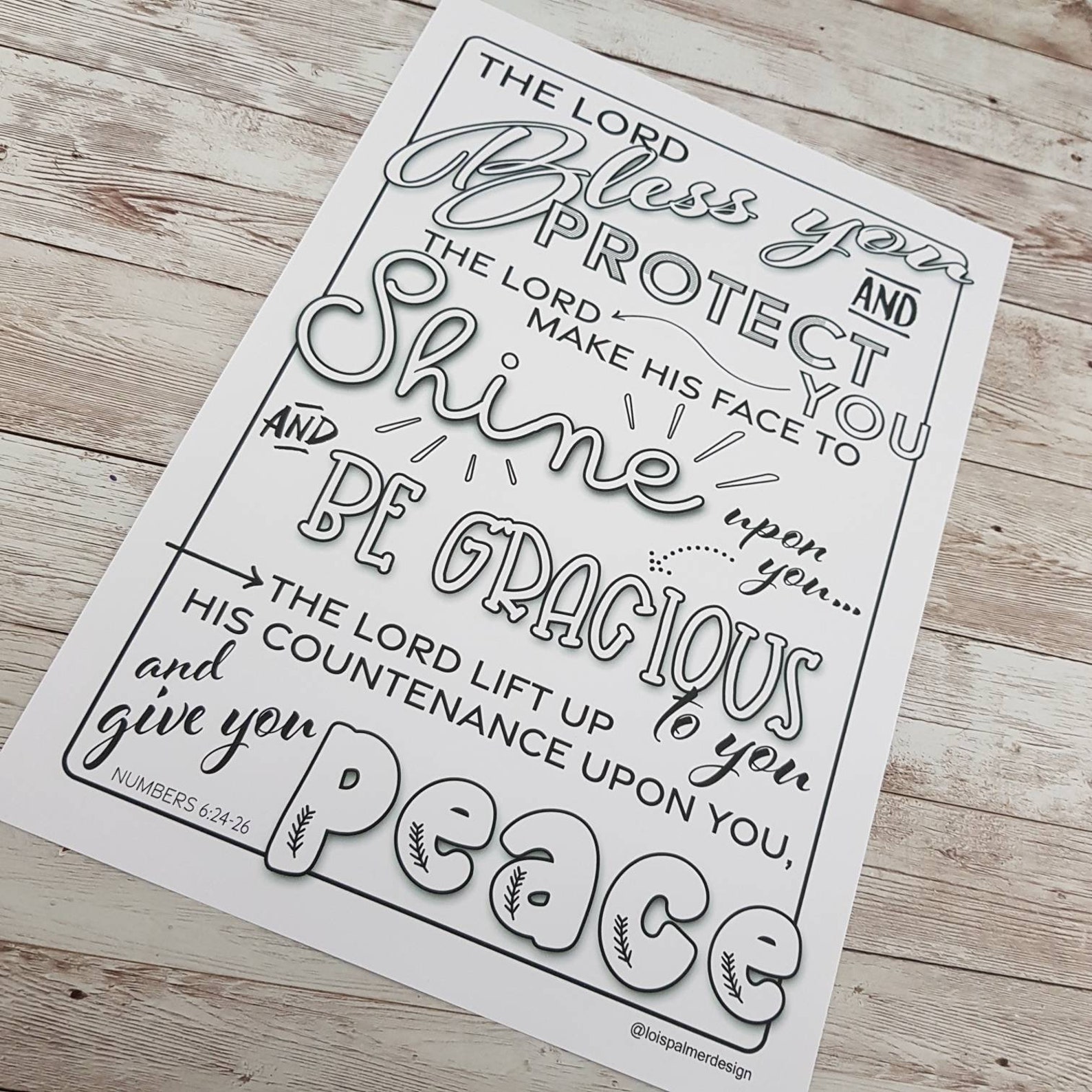 Digital Bible Verse Coloring Page, Christian Colouring Sheet, Instant ...