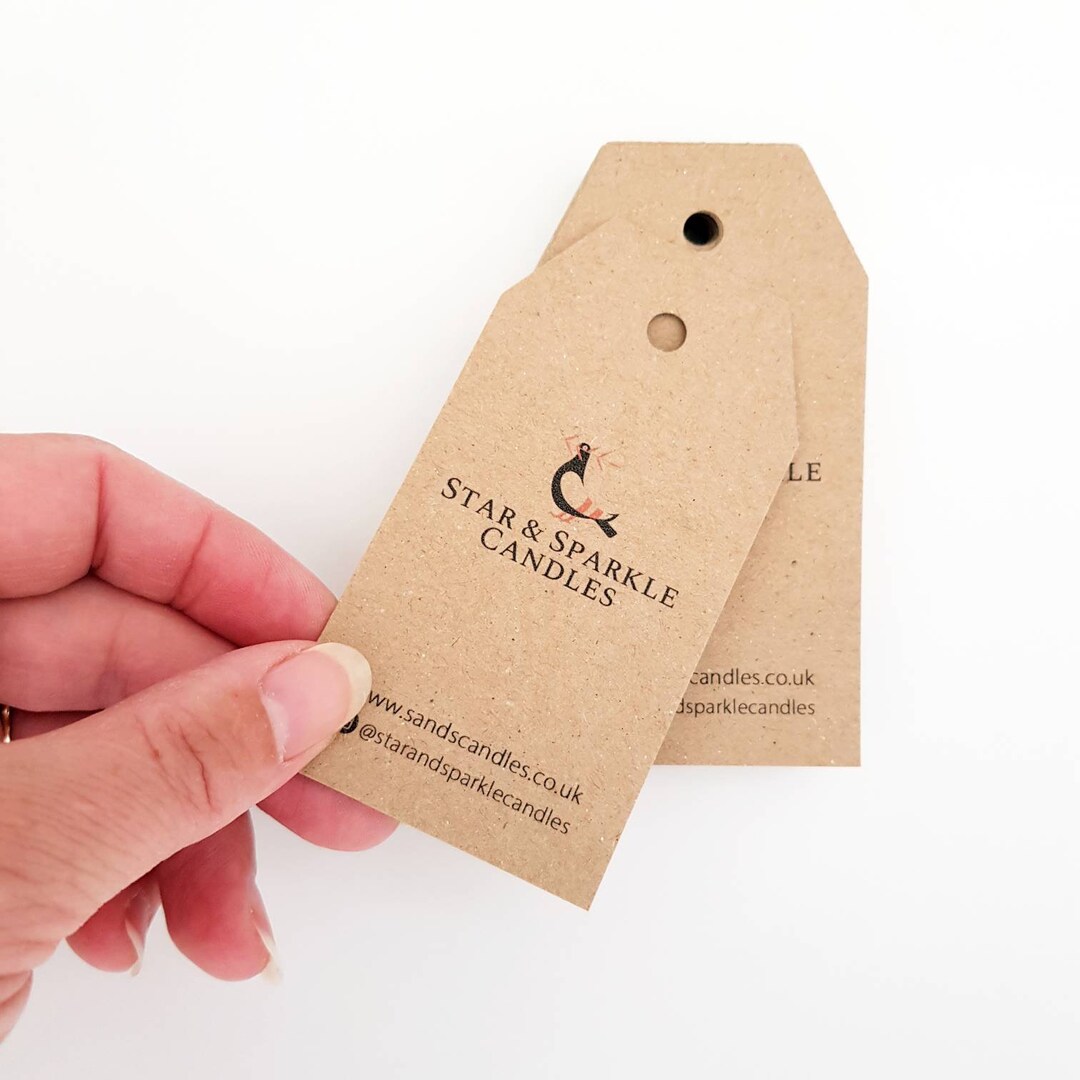 Logo Swing Tags (portrait), Designed for You and Printed With Your ...