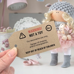 20 NOT A TOY Warning Labels for Decorative Use Only Safety - Etsy UK