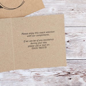Guest Welcome Cards, Printed for Your Wedding or Rental Property, 4 ...