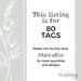 80 NOT FOOD Warning Labels, Round Safety Swing Tags for Non Edible ...